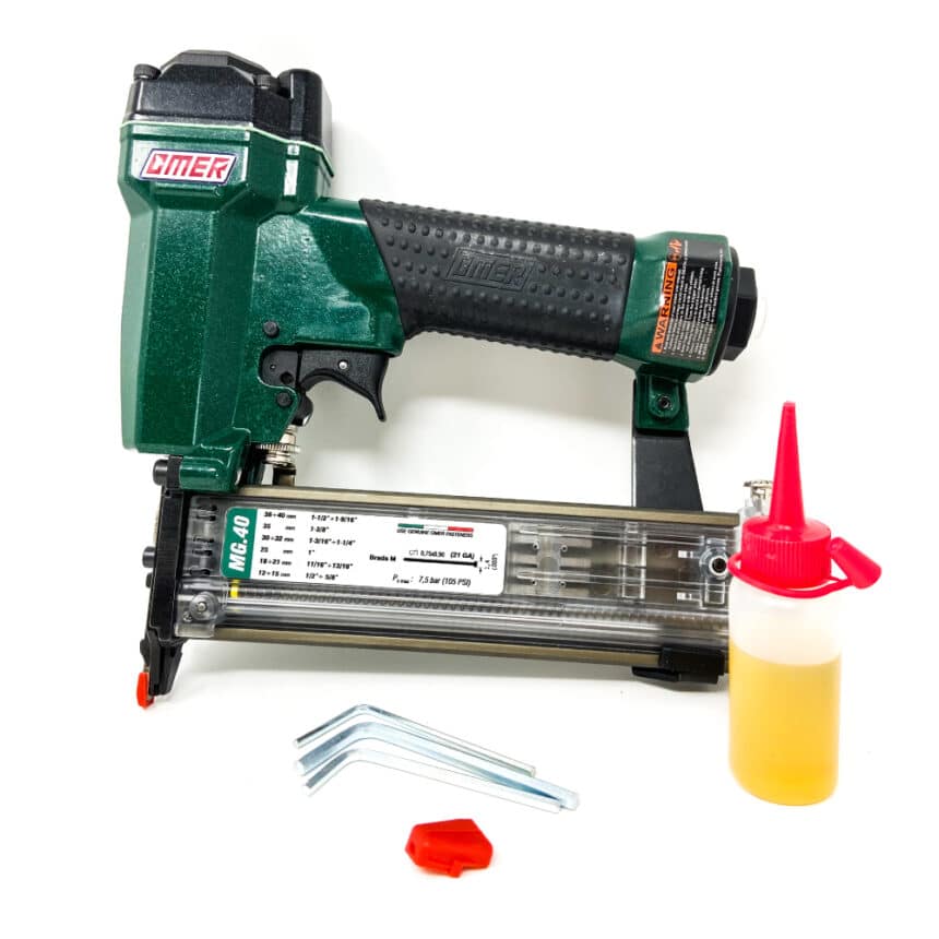 Omer B17P.763 15 & 14 Gauge Nailer for Raptor Polymer Composite Nails ...