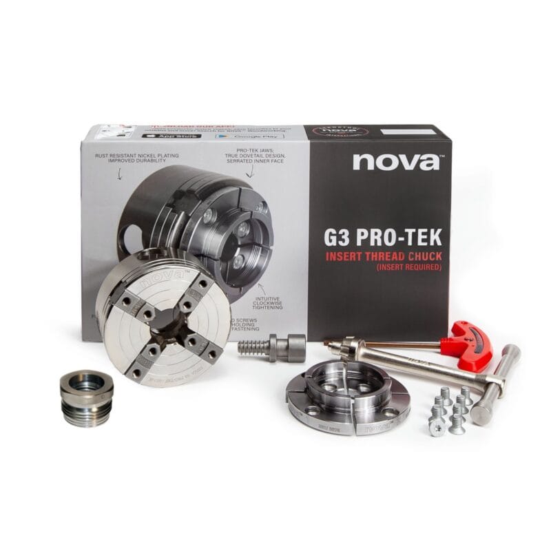 NOVA 48290 Pro-Tek G3 Chuck - Insert Version | Woodworker Specialties