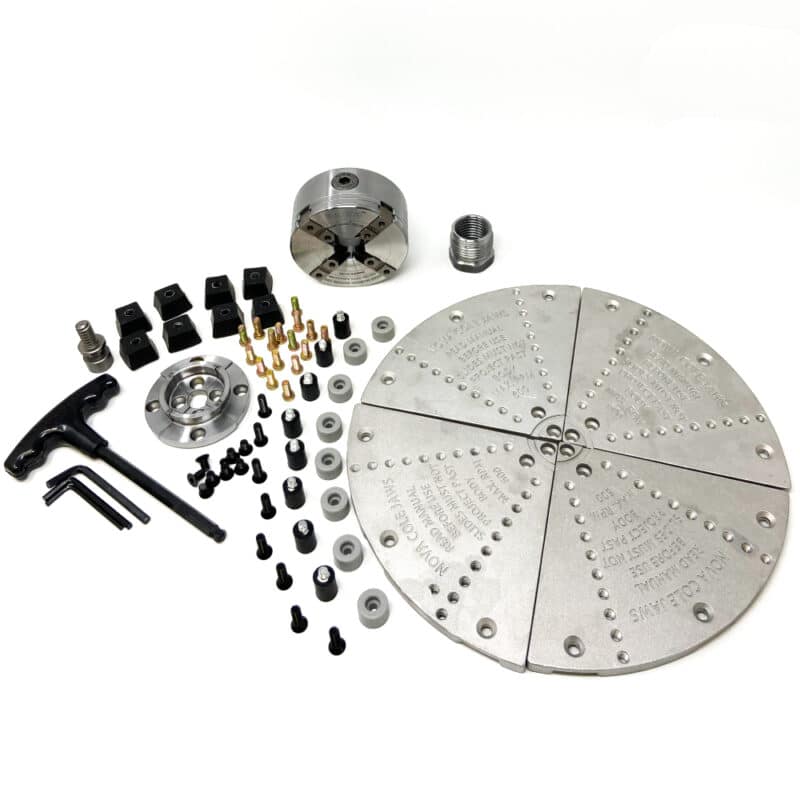 NOVA 23270 SUPERNOVA 2 Woodlathe Chuck with 12″ Bowl Jaws - Includes ...