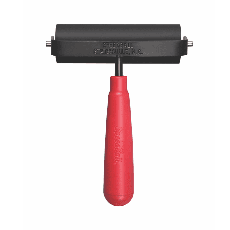 Speedball 4" Deluxe Hard Rubber Brayer | Woodworker Specialties