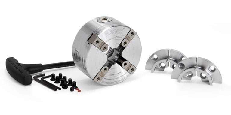 NOVA Supernova 2 Direct Thread Chuck with 2" Jaws (23281, 1-1/4x8tpi ...